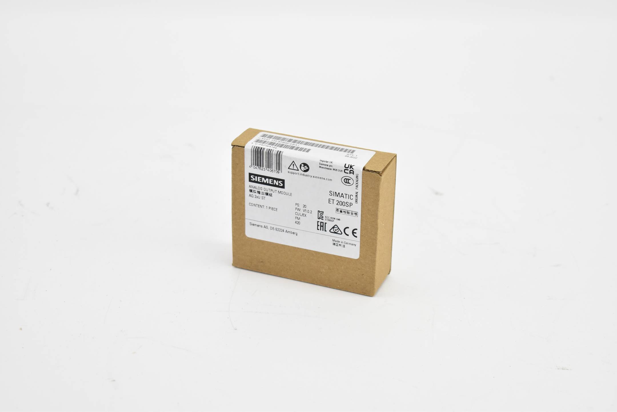 Siemens Simatic Et 200sp 6es7 135 6fb00 0ba1 6es7135 6fb00 0ba1 E20