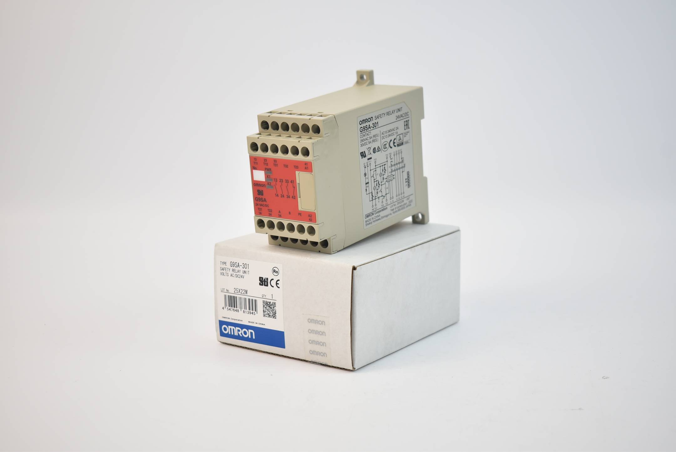 Omron Safety Relay Unit AC/DC24V G9SA-301