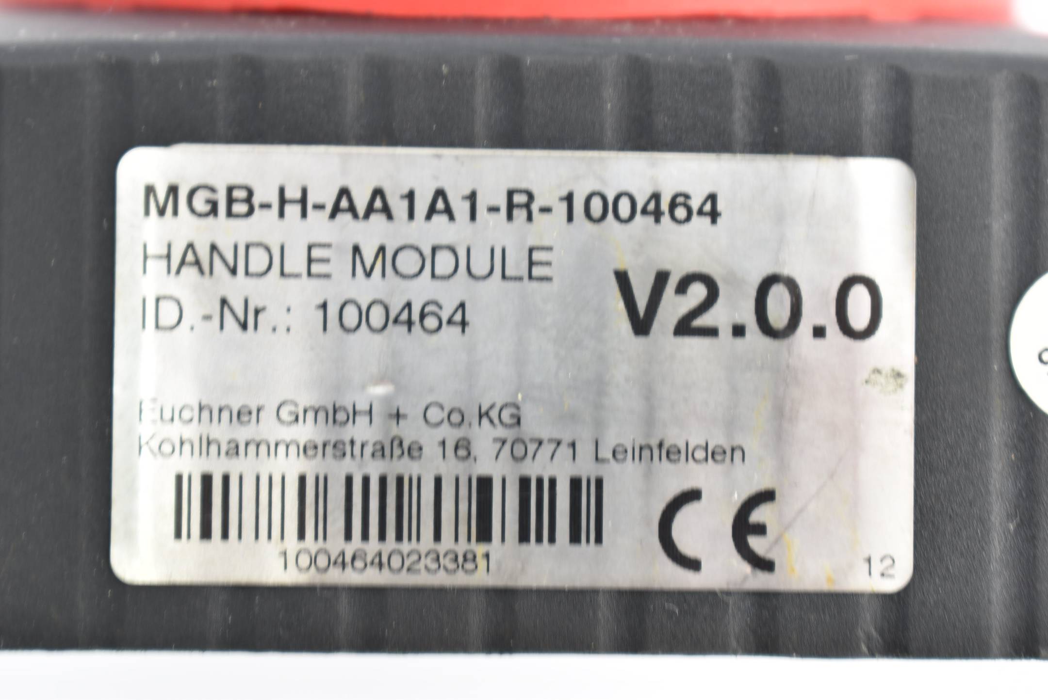 Euchner Griffmodul Handle Modul V2.0.0 MGB-H-AA1A1-R-100464