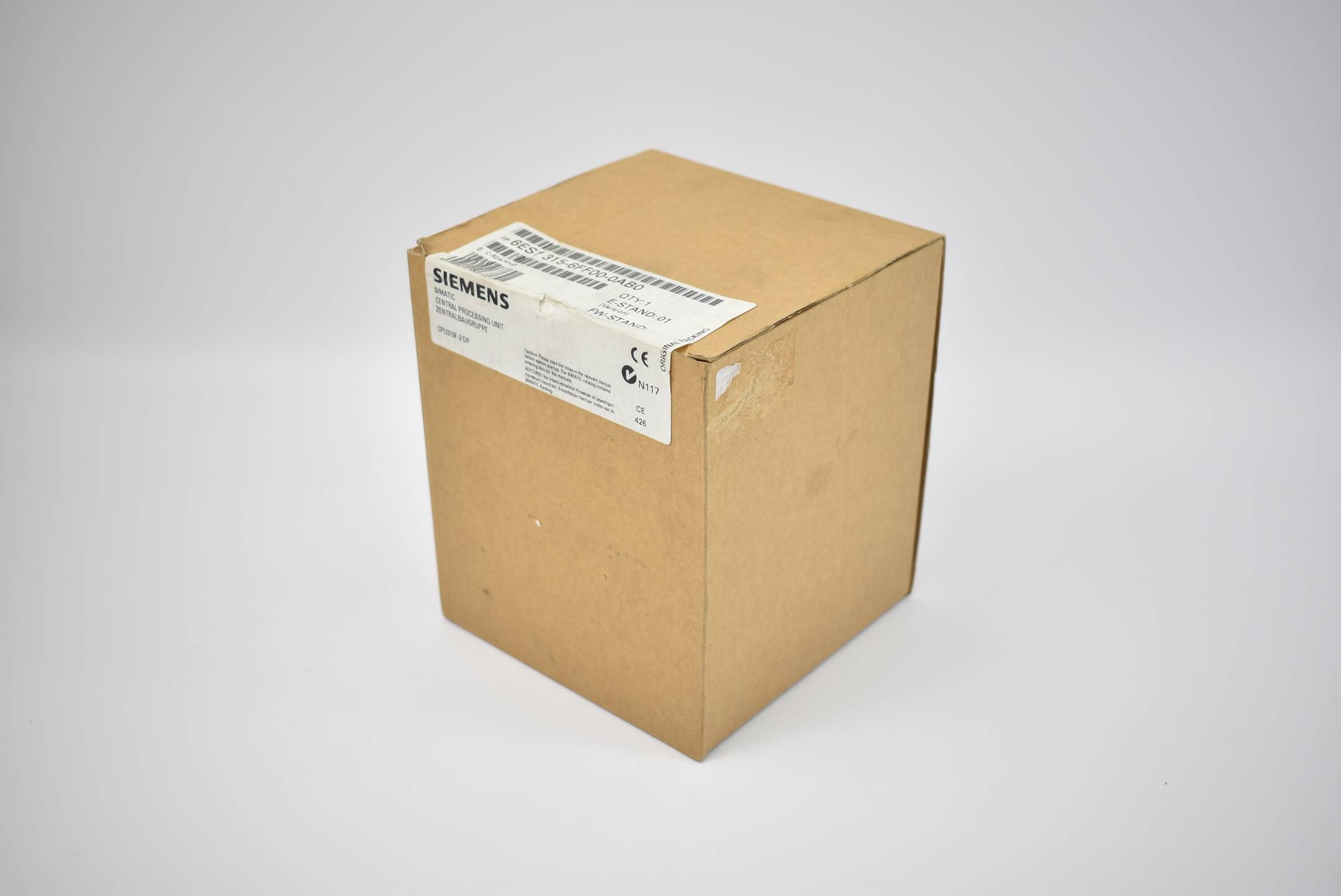 Siemens simatic S7-300 CPU 6ES7 315-6FF00-0AB0 ( 6ES7315-6FF00-0AB0 ) E01