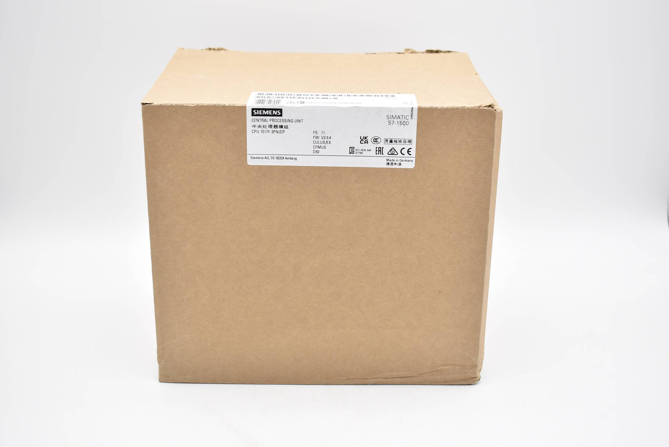 Siemens simatic S7-1500 CPU 1517F-3 PN/DP 6ES7 517-3FP00-0AB0 6ES7517 ...