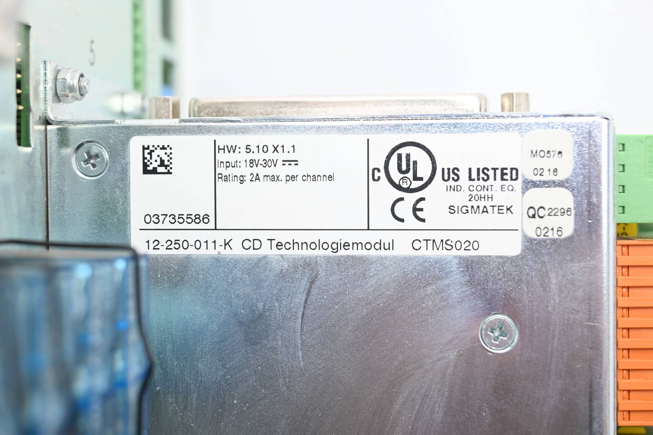 Sigmatek Verdrahtungschaltung CM5V020 ( 12-250-023-K ) inkl. CTMS020