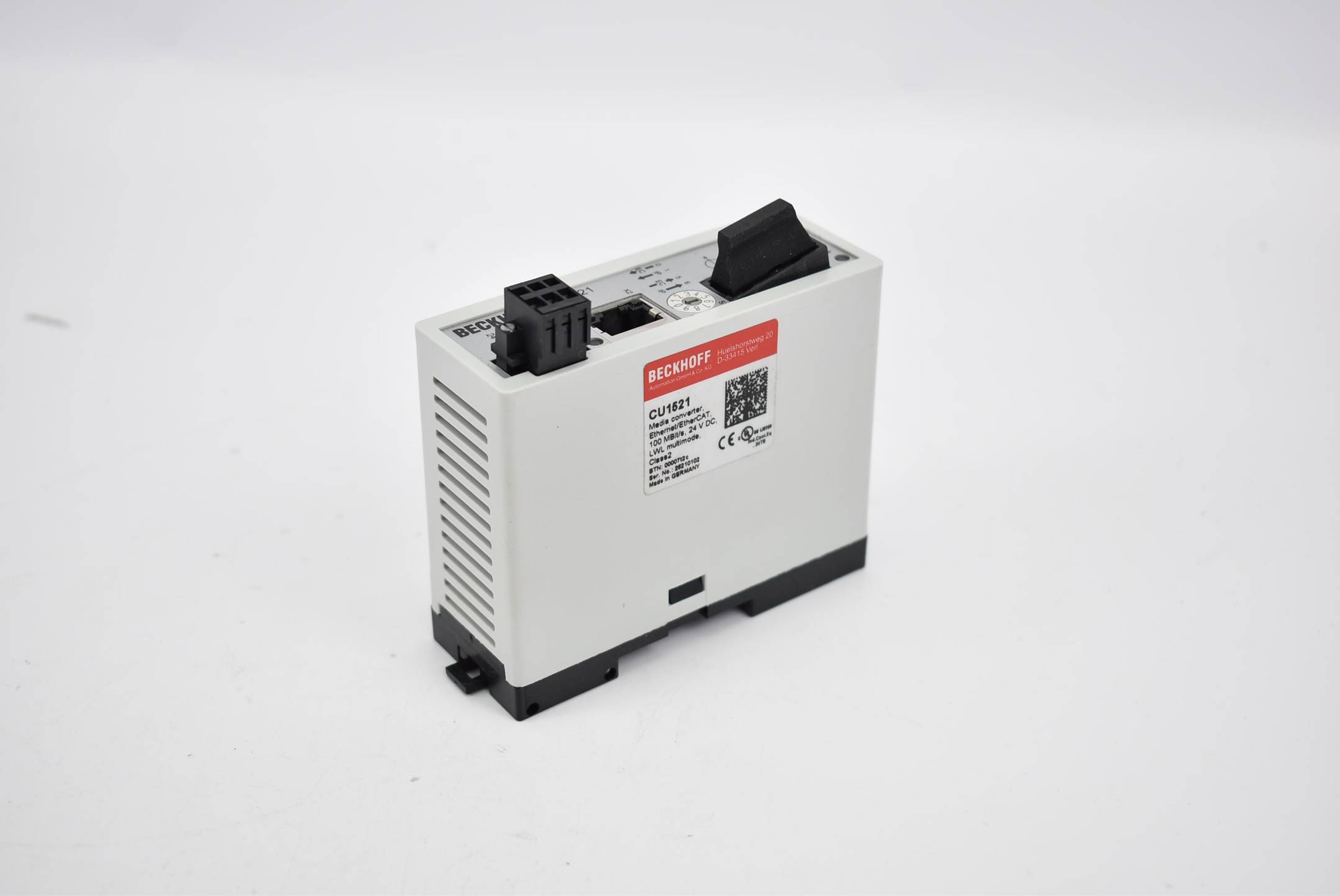 Beckhoff Medienkonverter Infrastruktur Ethernet/EtherCAT CU1521 ( CU 1521 )