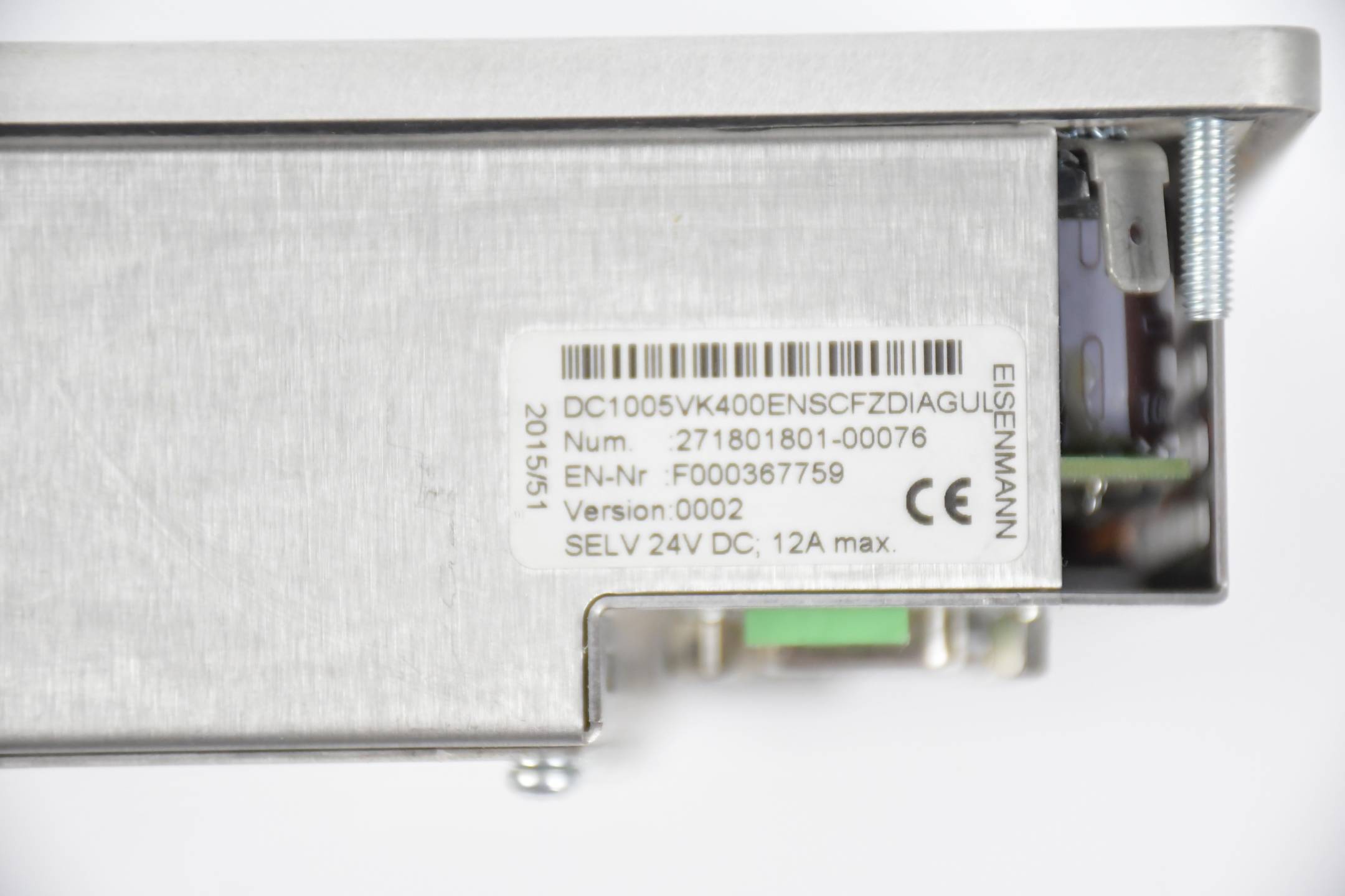 Eisenmann Panel DC1005VK400ENSCFZDIAGUL Ver. 0002