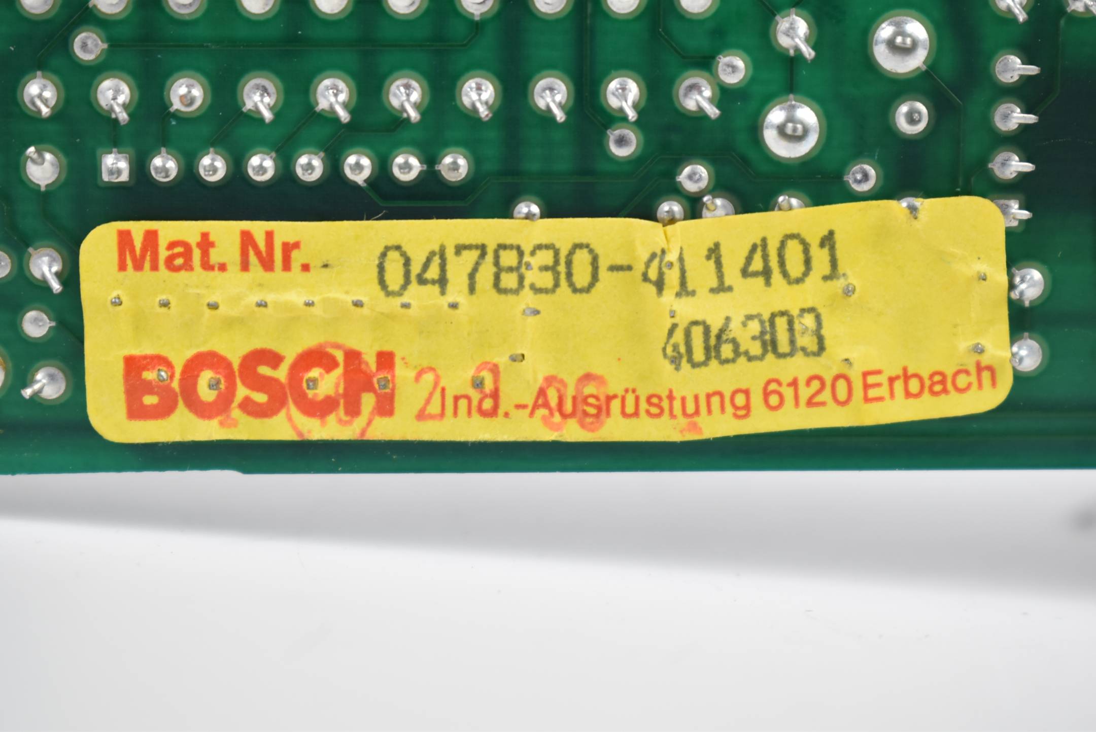 Bosch Regler Karte 047830-411401