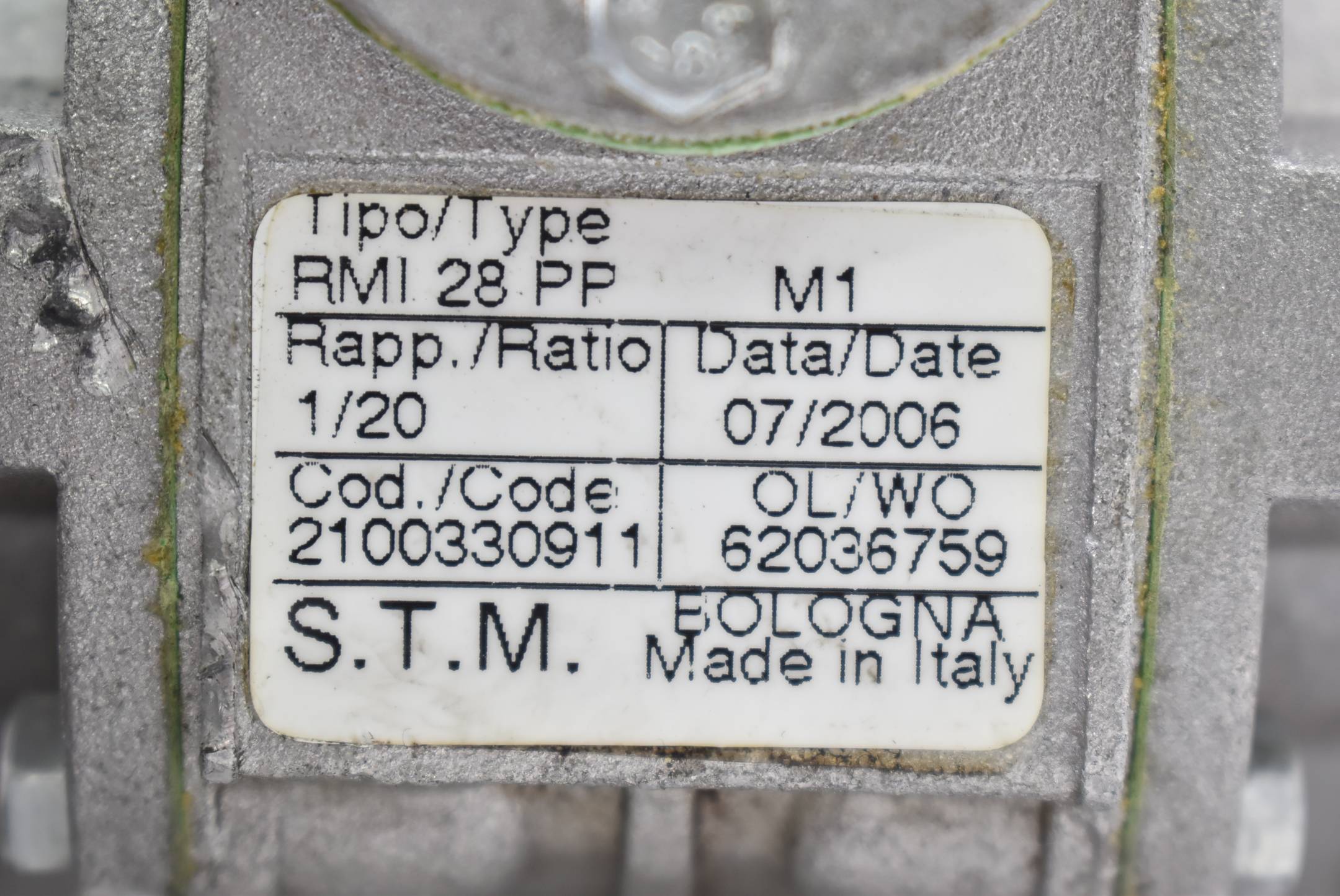 Neri Motori Elektromotor 060520110 ( T56B4 ) inkl. S.T.M. Getriebe RMI 28 PP