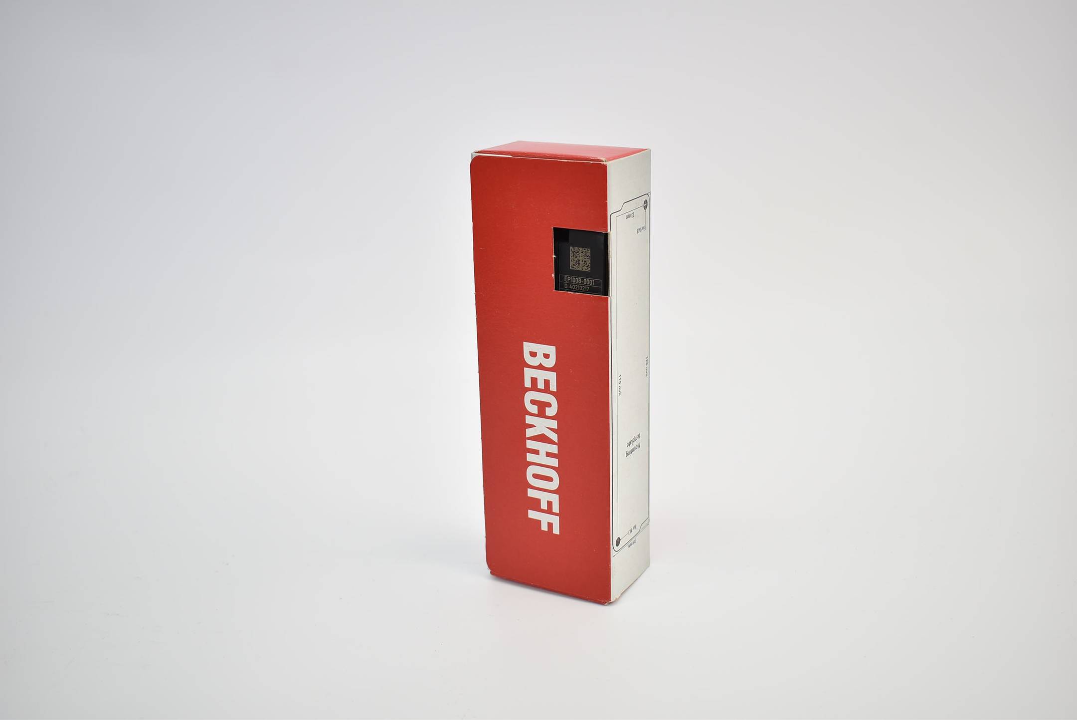 Beckhoff EtherCAT Box 8-Kanal-Digital-Eingang 24 V DC 3ms M8 EP1008-0001