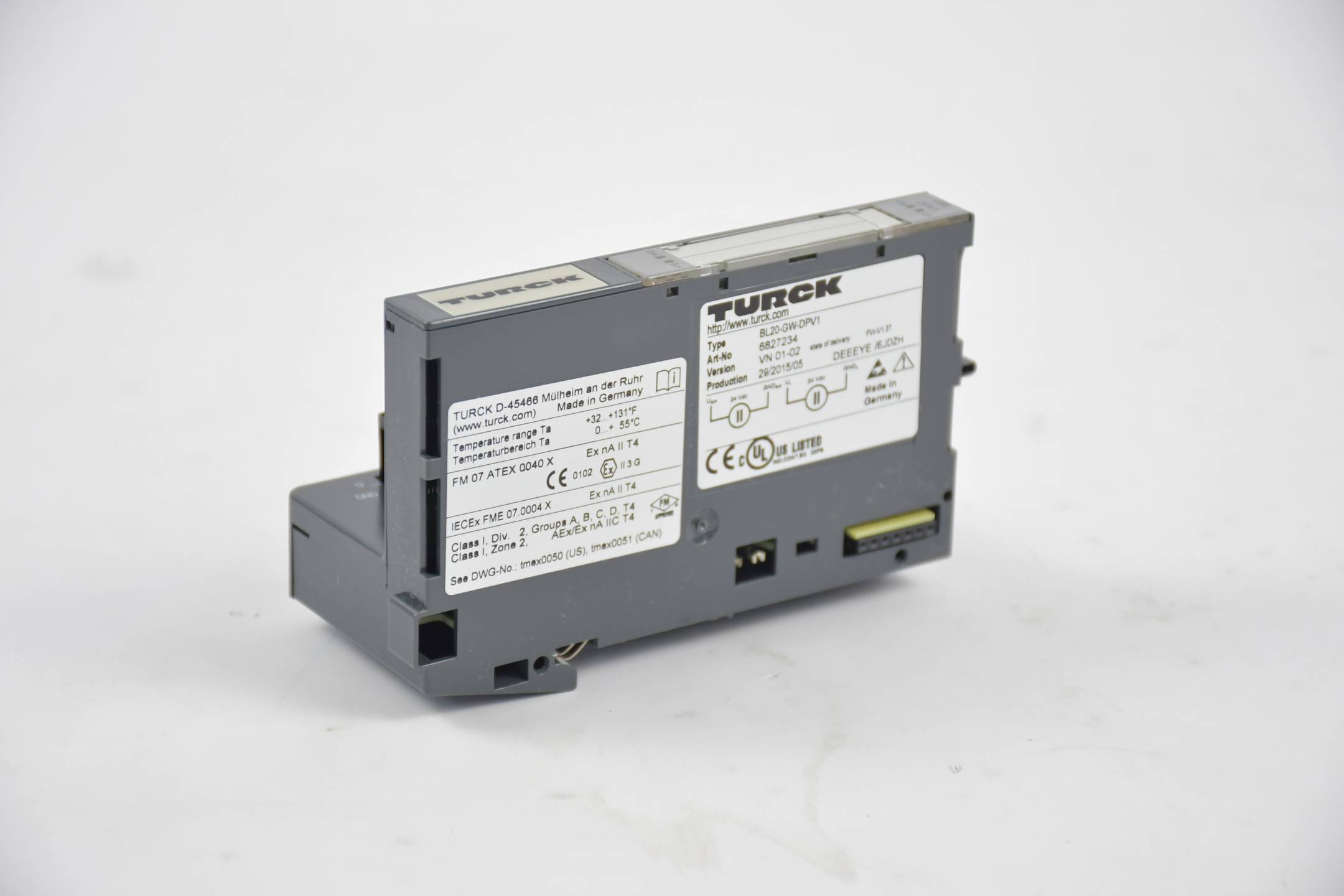 Turck Gateway für das BL20 I/O-System BL20-GW-DPV1 ( 6827234 )