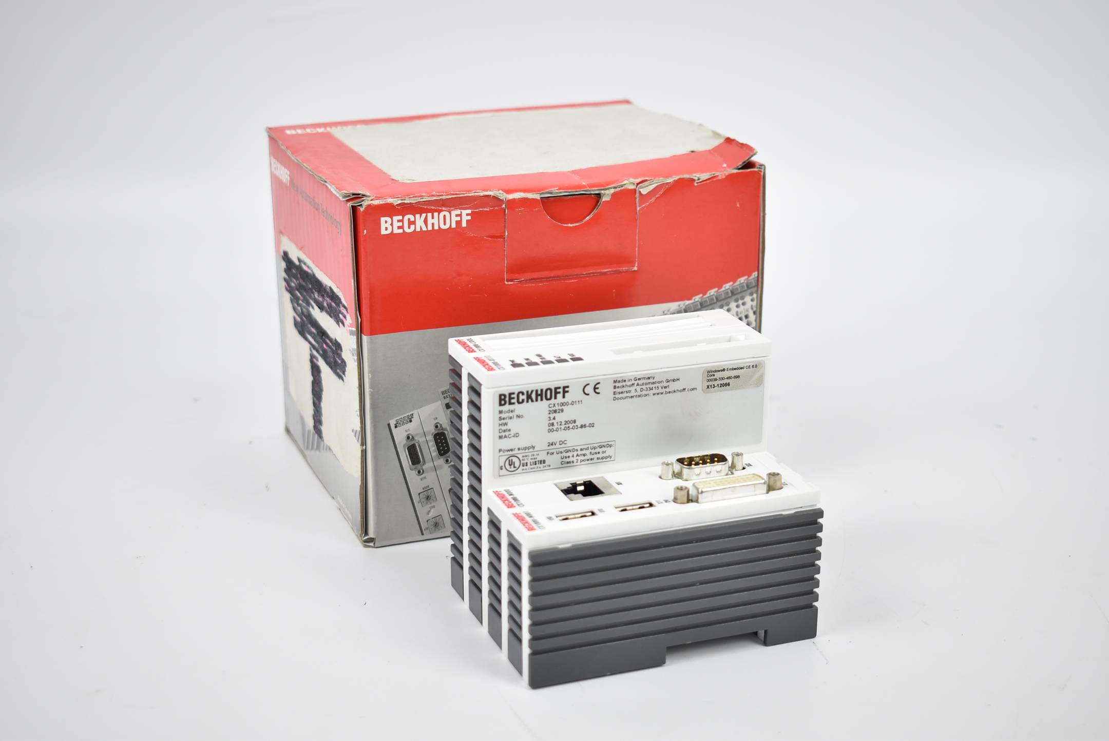 Beckhoff CPU-Modul CX1000-0111 + CX1000-COOL + CX1000-N001 + CX1000-N000