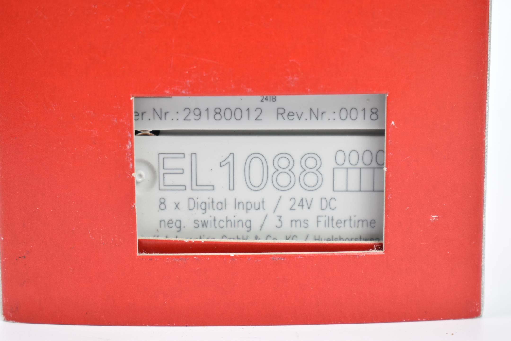 Beckhoff EtherCAT-Klemme 8-Kanal-Digital-Eingang 24VDC 3ms EL1088 ( EL ...