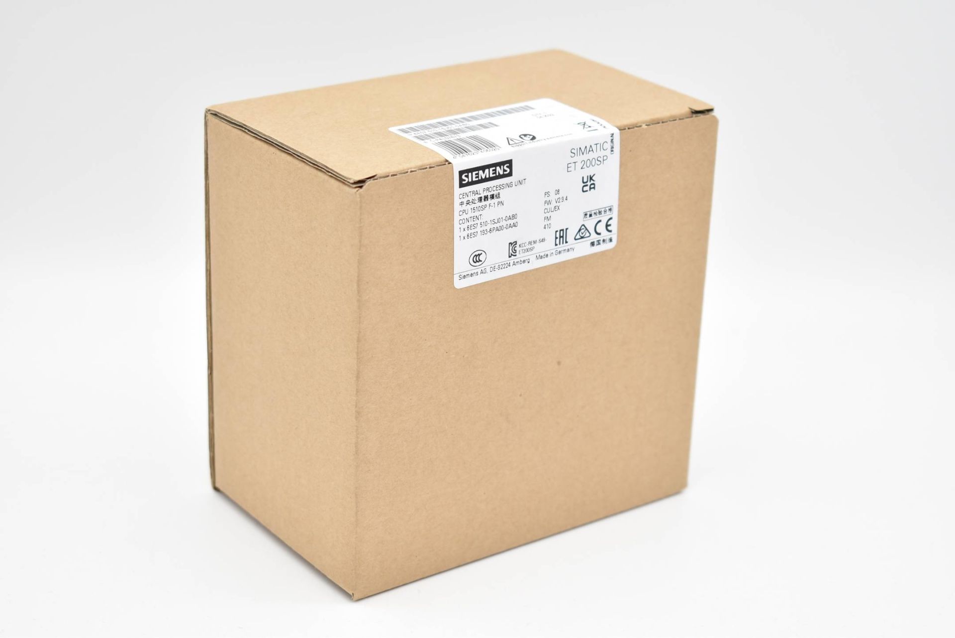 Siemens simatic ET 200SP CPU 1510SP 6ES7 510-1SJ01-0AB0 ( 6ES7510-1SJ01 ...