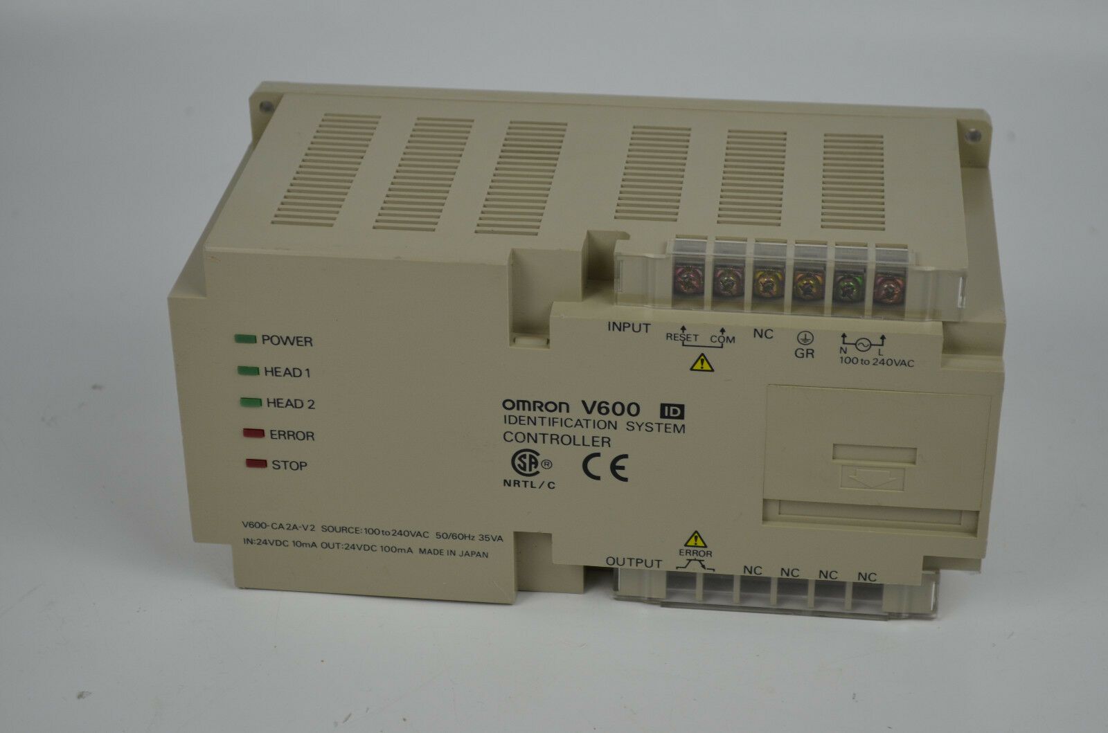 Omron V600 Identification System Controller V600-CA2A-V2